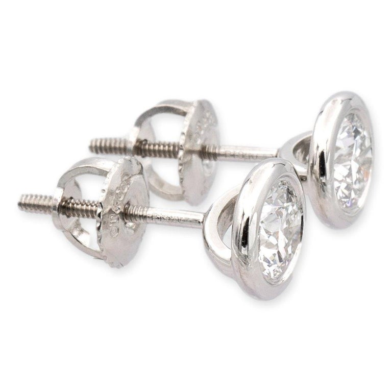 Tiffany and Co. Peretti Diamond-by-the-Yard Bezel Set 1.20cts. Total ...