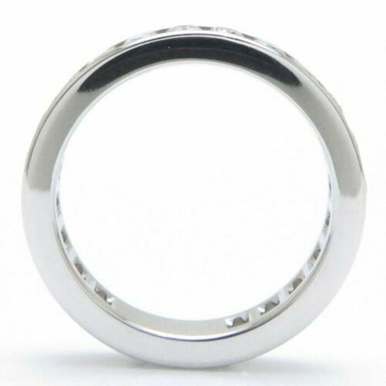 Tiffany and Co. Platinum Full Circle Diamond Wedding Band Ring For Sale ...
