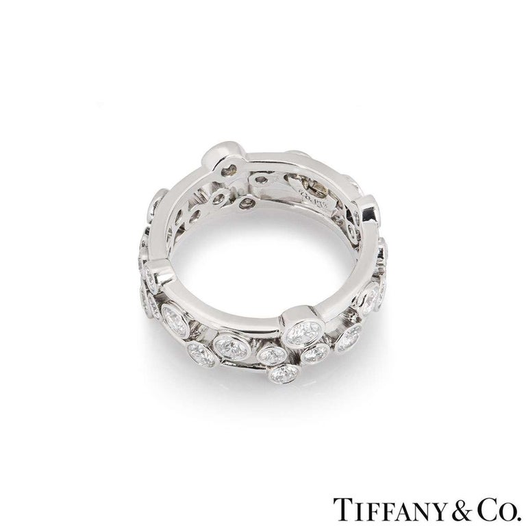 Tiffany And Co Platinum Diamond Bubble Ring At 1stdibs Tiffany Bubble Ring Bubble Ring