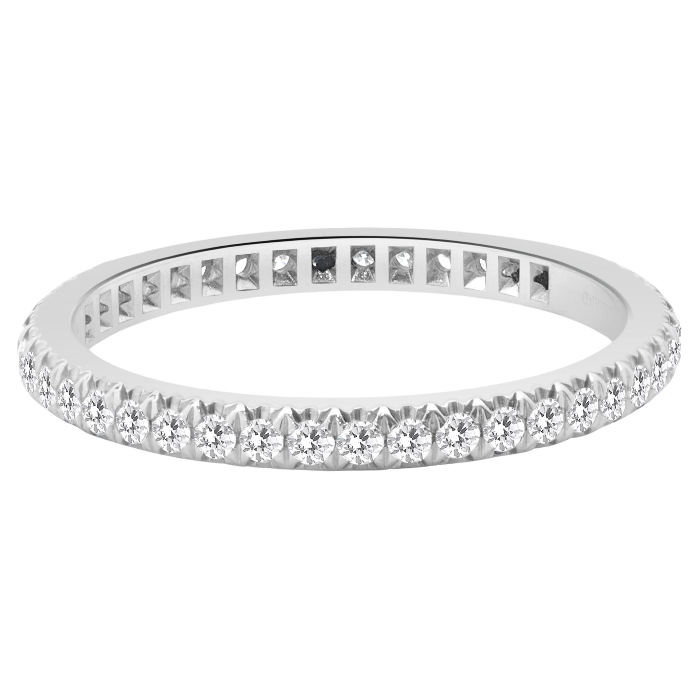 Tiffany and Co. Platinum Diamond Eternity Band For Sale at 1stDibs ...