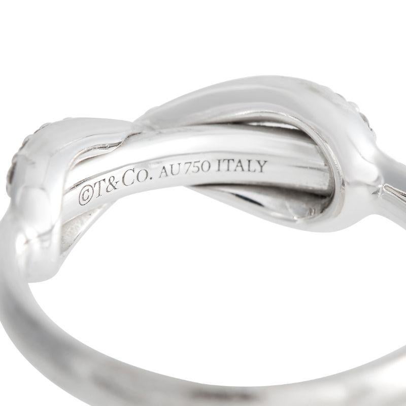 Tiffany and Co. Platinum Diamond Ring For Sale at 1stDibs