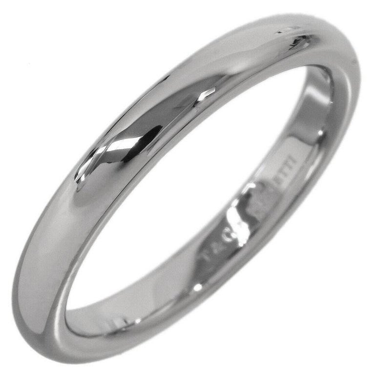 Tiffany and Co. Platinum Elsa Peretti Stacking Band Ring For Sale at ...