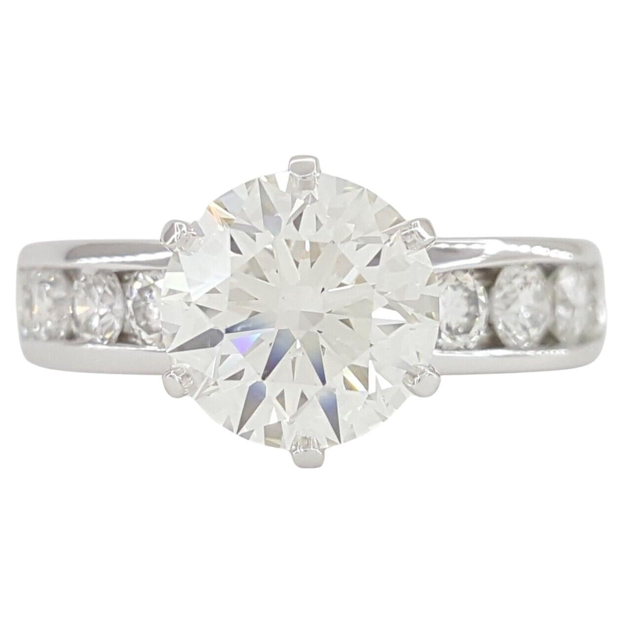 Tiffany and Co. Diamond Platinum Engagement Ring at 1stDibs | platinum ...