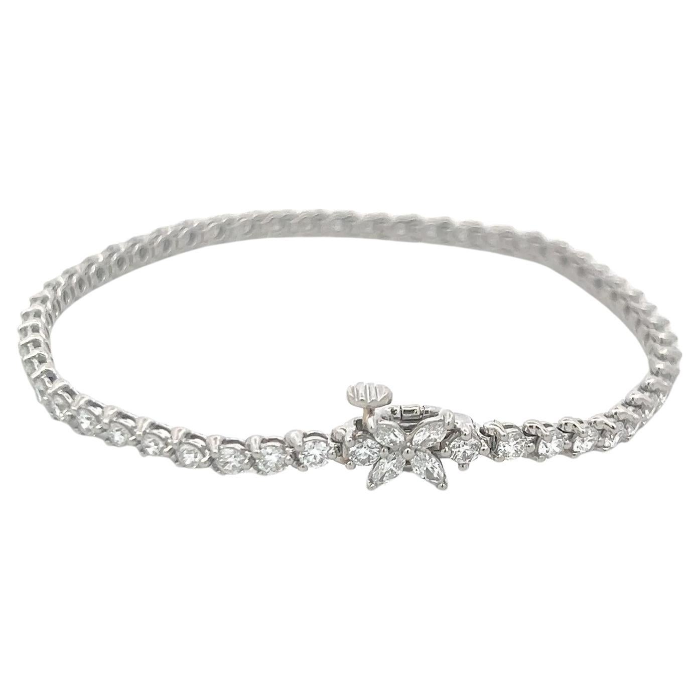 Tiffany and Co. HardWear Medium Link Bracelet in 18k White Gold with ...