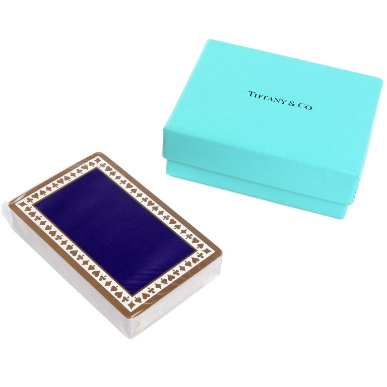 Tiffany and Co Playing Cards New in Original Box in Original Packaging ...
