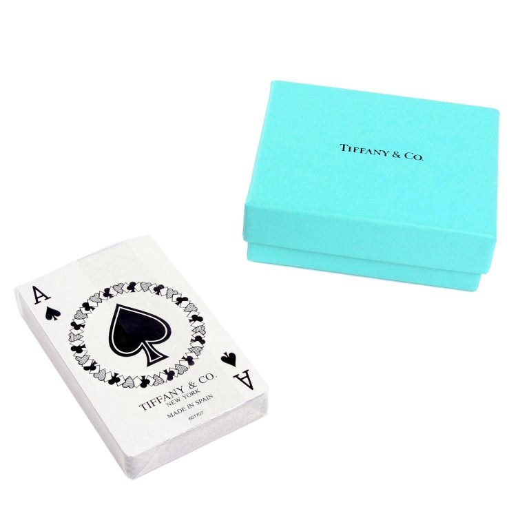 Tiffany and Co Playing Cards New in Original Box in Original Packaging ...