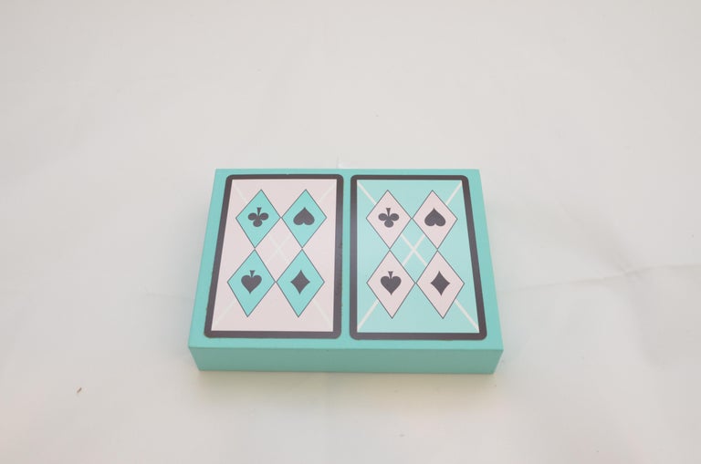 Tiffany and Co. Playing Cards Set with Harlequin Print at 1stDibs ...