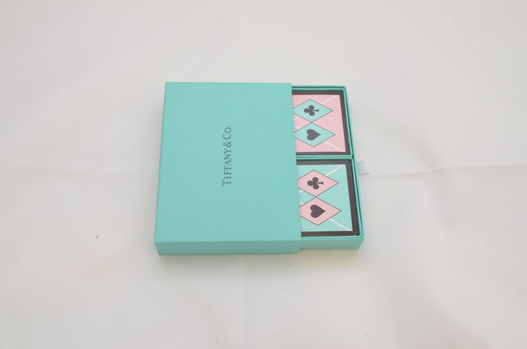 Tiffany and Co. Playing Cards Set with Harlequin Print at 1stDibs ...