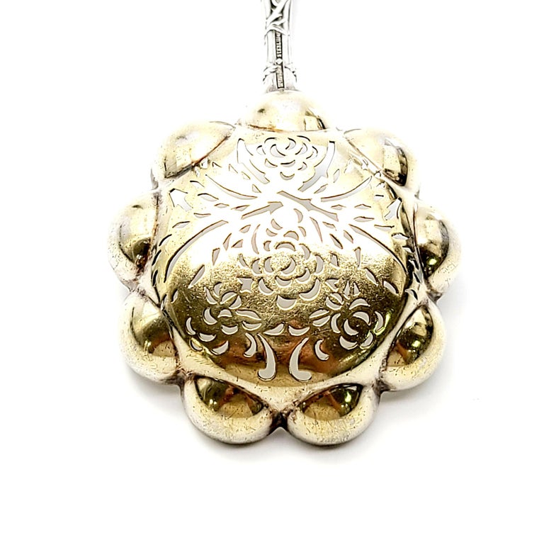 Tiffany and Co Raspberry Vine Sterling Silver Gold Wash Bowl Sugar ...