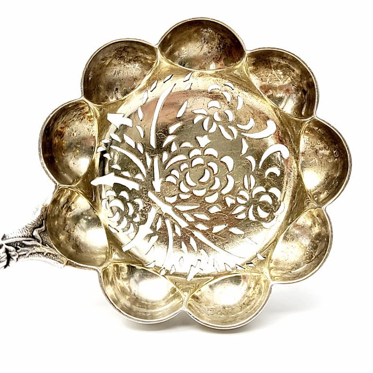 Tiffany and Co Raspberry Vine Sterling Silver Gold Wash Bowl Sugar ...