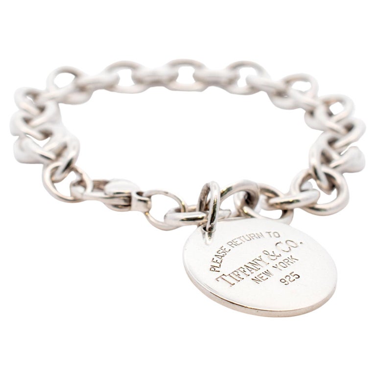 Tiffany and Co. Return To Tiffany Sterling Silver Round Tag Charm ...