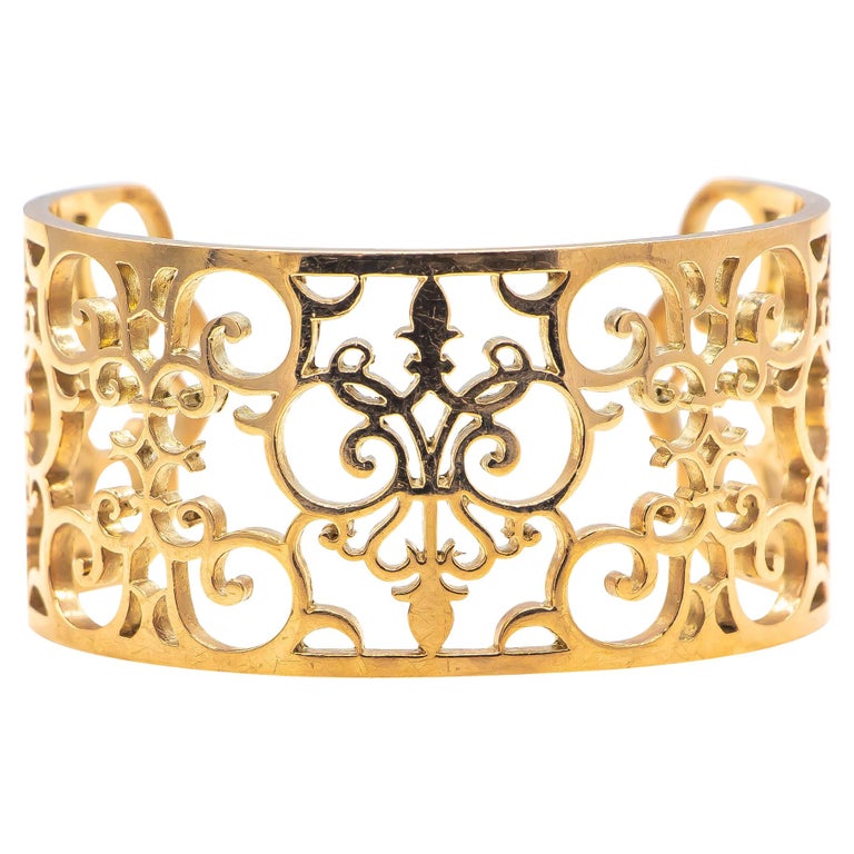 Tiffany and Co Rubedo Metal Open Work Bangle 43.3 Grammes at 1stDibs