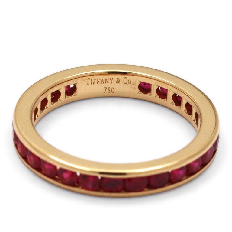 Tiffany and Co. Ruby Eternity Band For Sale at 1stDibs