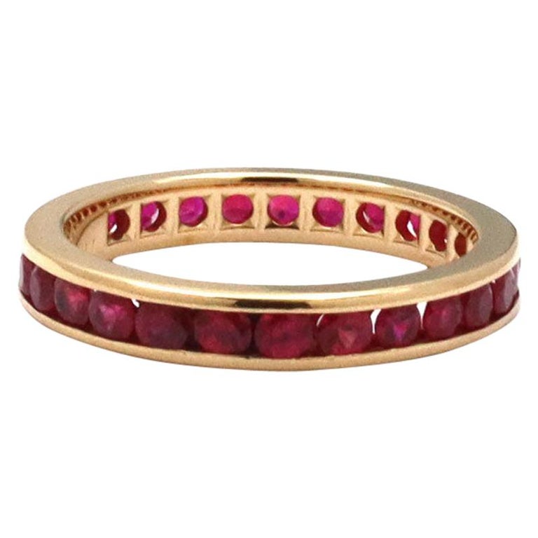 Tiffany and Co. Ruby Eternity Band For Sale at 1stDibs
