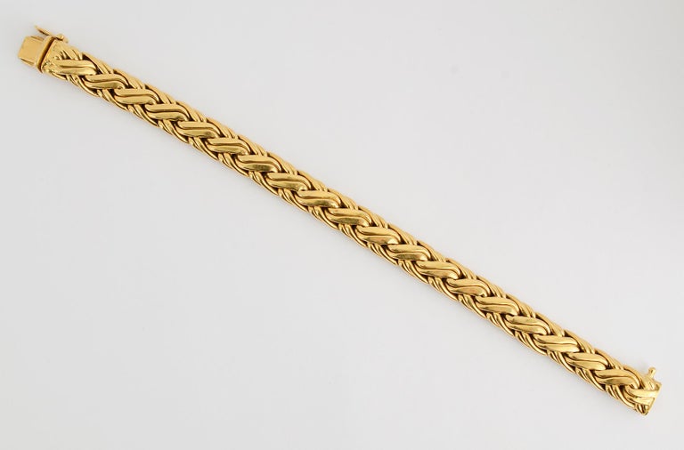 Tiffany and Co. Russian Braid Gold Bracelet at 1stDibs | tiffany ...