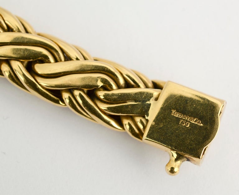 Tiffany and Co. Russian Braid Gold Bracelet at 1stDibs | tiffany ...