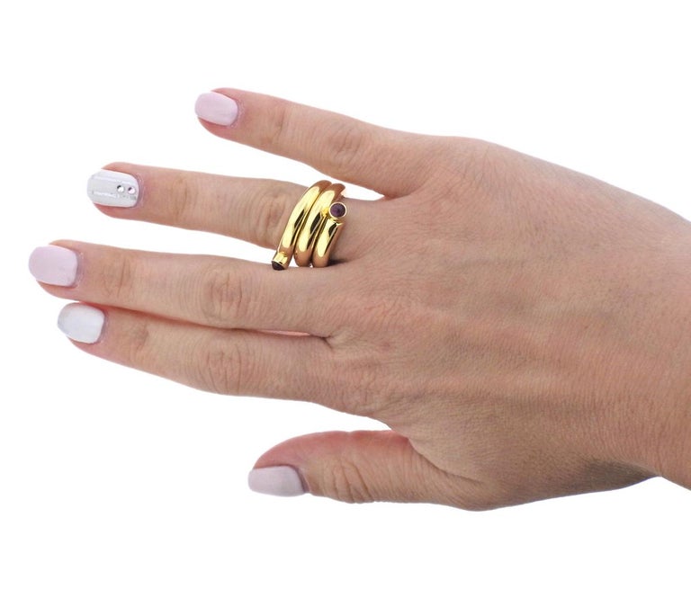Tiffany and Co. Schlumberger Ruby Gold Wrap Ring at 1stDibs | tiffany ...