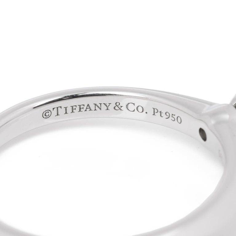 Tiffany and Co Settings 0.38 Carat Diamond Solitaire Ring For Sale at ...