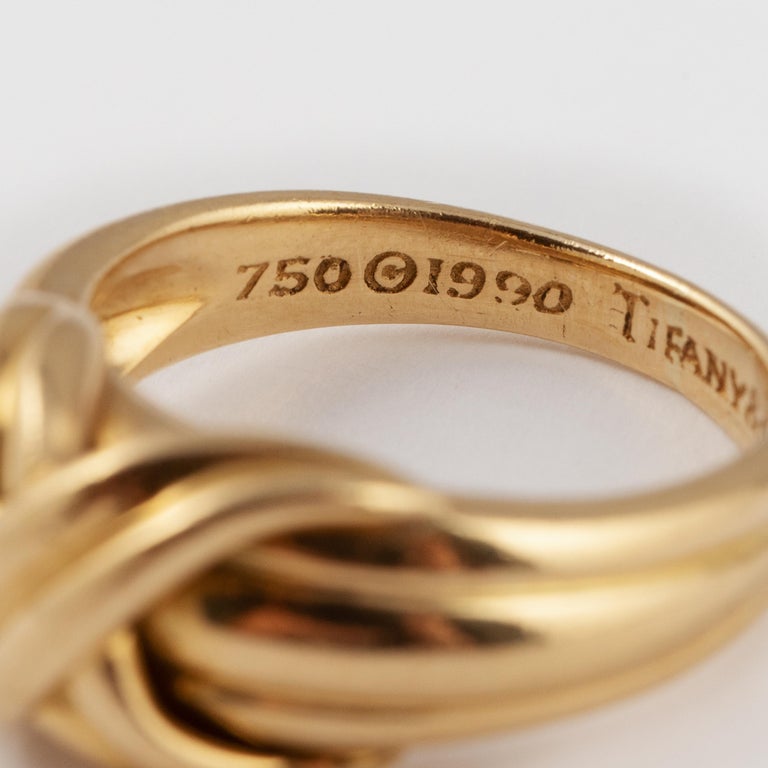 Tiffany and Co. Signature X 18k Gold Ring, 1990 at 1stDibs | tiffany ...
