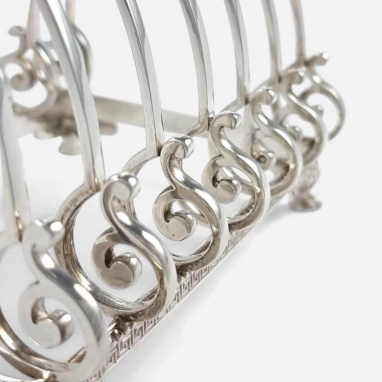 Tiffany and Co Silver Toast Rack, J.C. Moore and Son, circa 1850s at ...