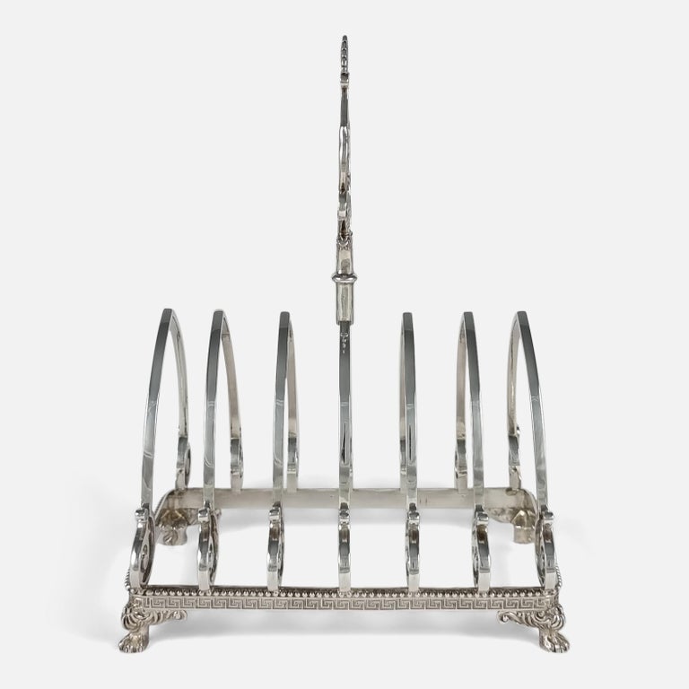 Tiffany and Co Silver Toast Rack, J.C. Moore and Son, circa 1850s at ...