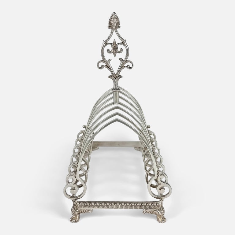 Tiffany and Co Silver Toast Rack, J.C. Moore and Son, circa 1850s at ...