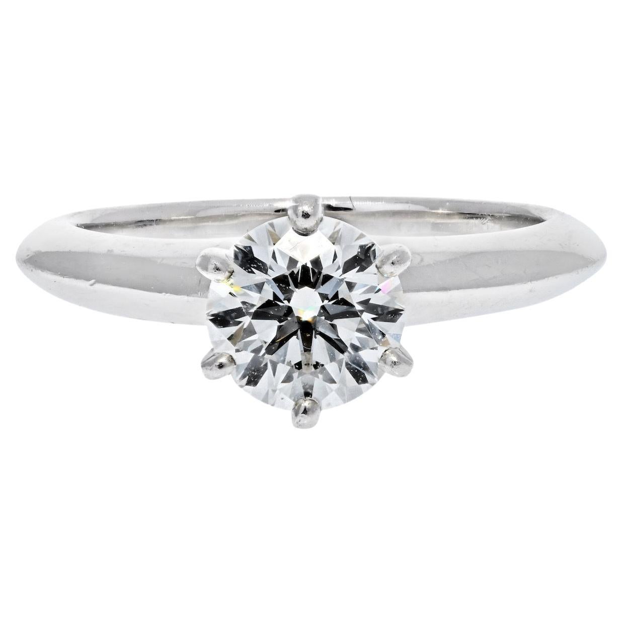 Classic Four-Prong Solitaire Diamond Engagement Ring Yellow Gold For ...