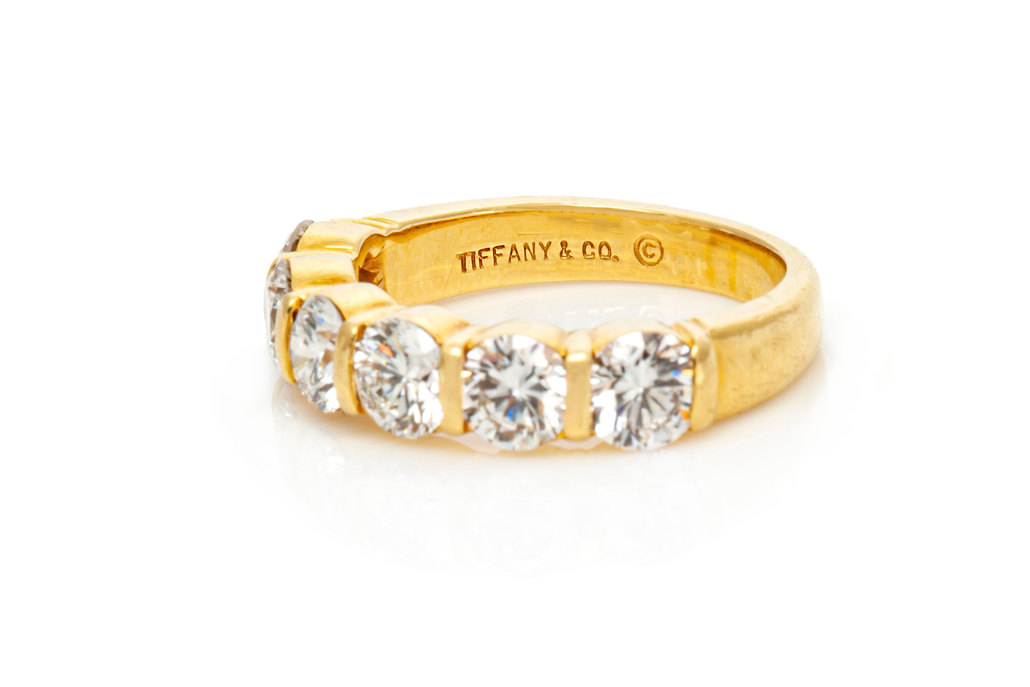 Tiffany and Co. Six-Stone Ring at 1stDibs | tiffany six, six stone ring ...