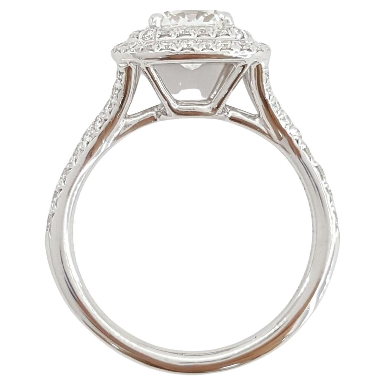 Tiffany and Co. Soleste Diamond Engagement Ring For Sale at 1stDibs