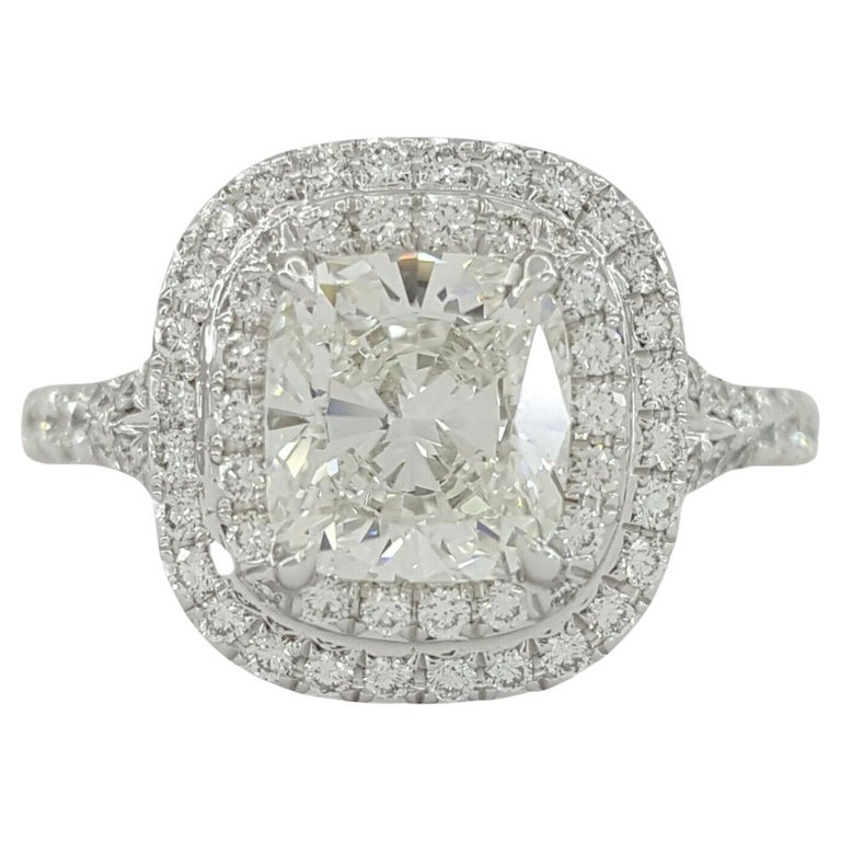 Tiffany and Co. Soleste Diamond Engagement Ring For Sale at 1stDibs
