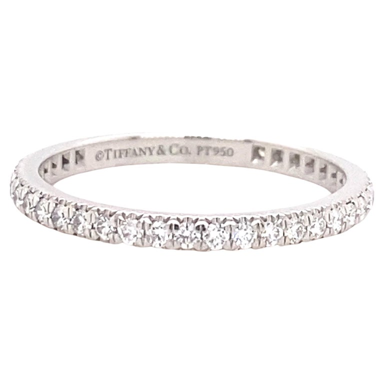 Tiffany and Co. Soleste Full Circle Diamond Eternity Wedding Band Ring ...