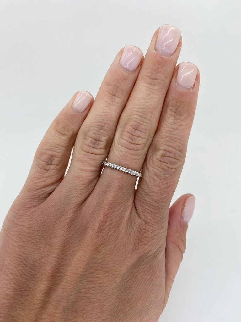 Tiffany and Co. Soleste Full Eternity Band in Platinum with Original ...