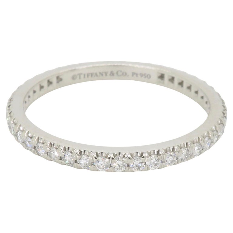 Tiffany and Co. Soleste Full Eternity Band in Platinum with Original ...