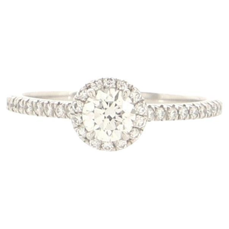 Tiffany and Co. Soleste Solitaire Ring Platinum with RBC Diamond E/VVS2 ...