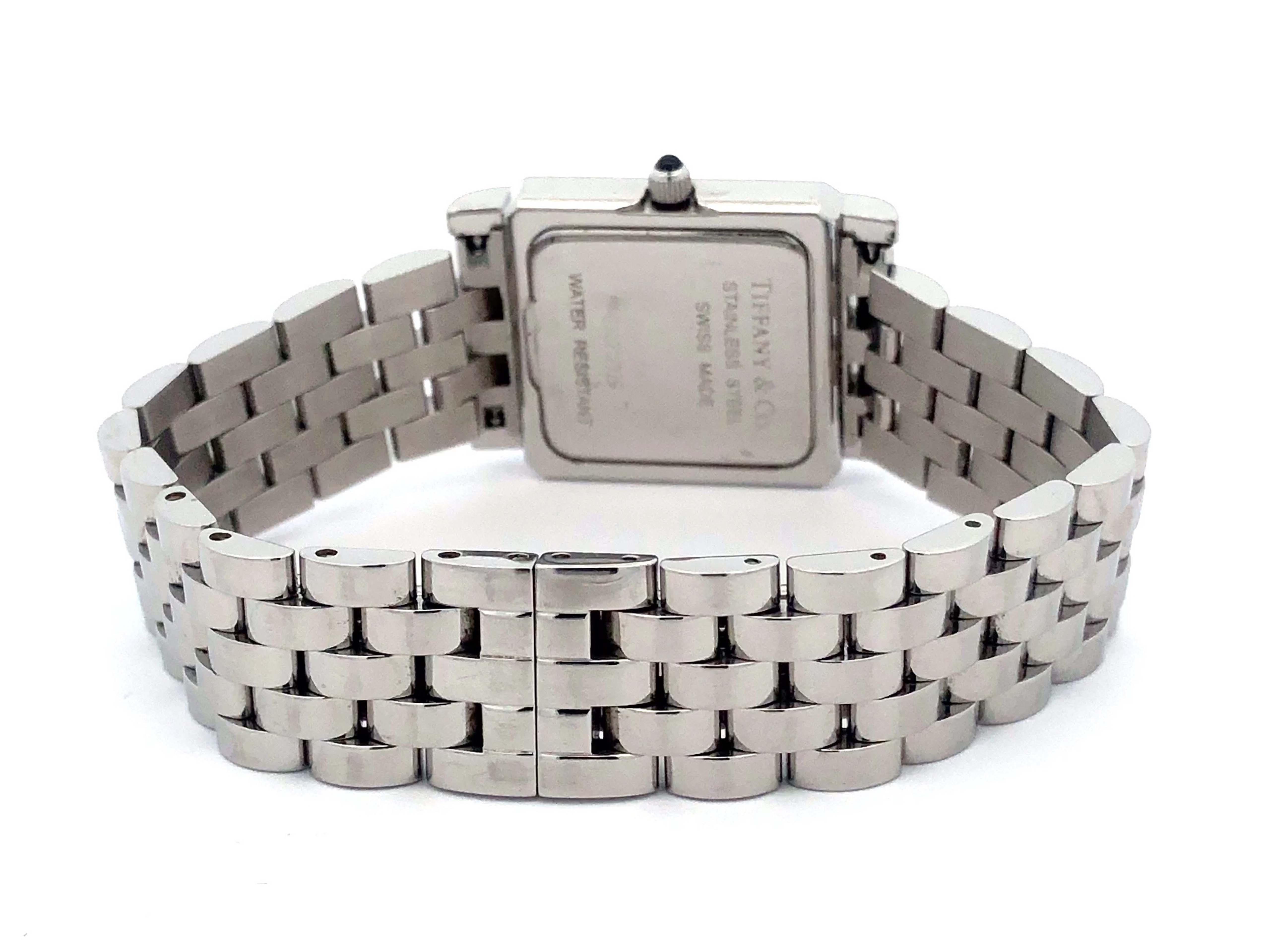 Tiffany and Co. Stainless Steel Watch at 1stDibs