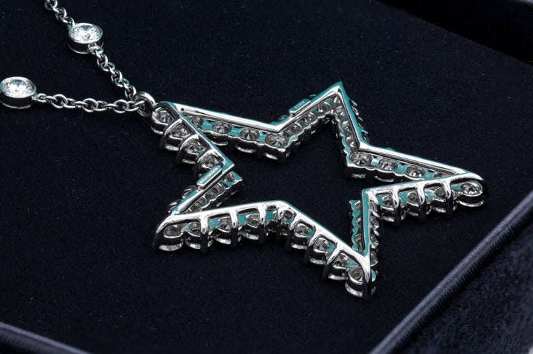 Tiffany and Co. Star Diamond Pendant at 1stDibs