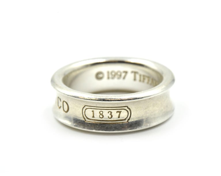 Tiffany and Co. Sterling Silver 1837 Ring at 1stDibs | tiffany and co 1837 ring 925, tiffany ...
