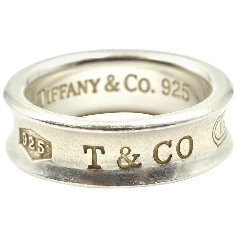 Tiffany and Co. Sterling Silver 1837 Ring at 1stDibs | tiffany and co 1837 ring 925, tiffany ...