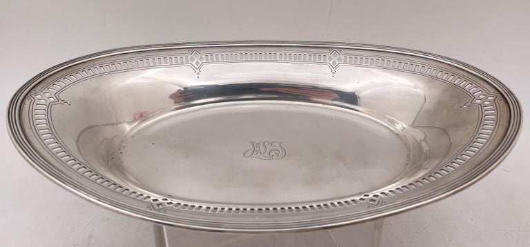 Tiffany and Co. Sterling Silver 1910 Pierced Bread Dish in Art Deco ...