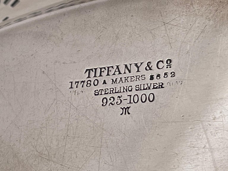 Tiffany and Co. Sterling Silver 1910 Pierced Bread Dish in Art Deco ...