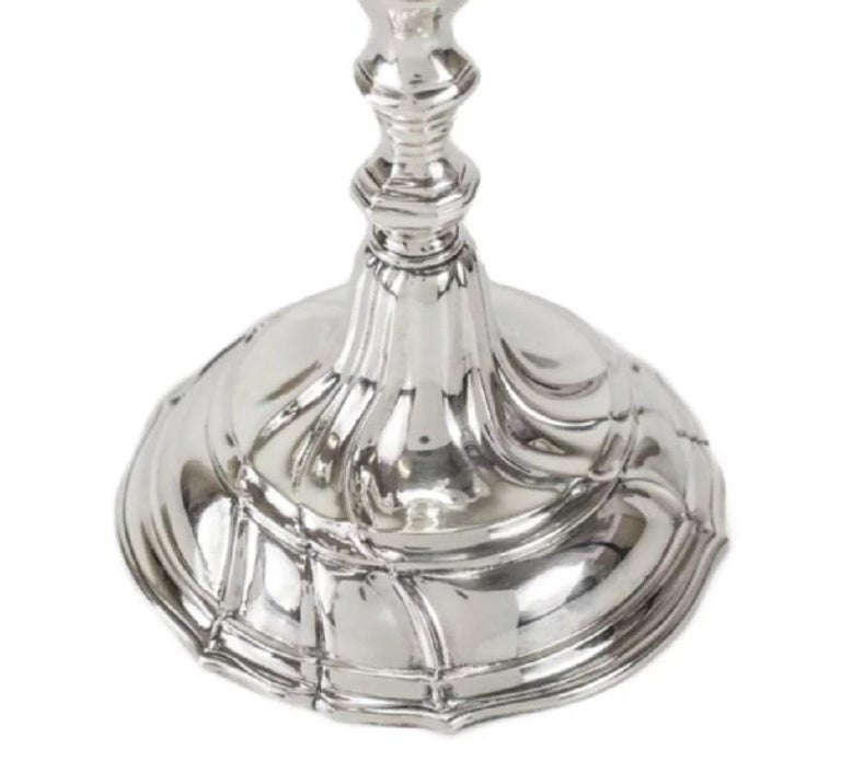 Tiffany and Co. Sterling Silver 3-Light Branch Arm Candelabra, circa ...