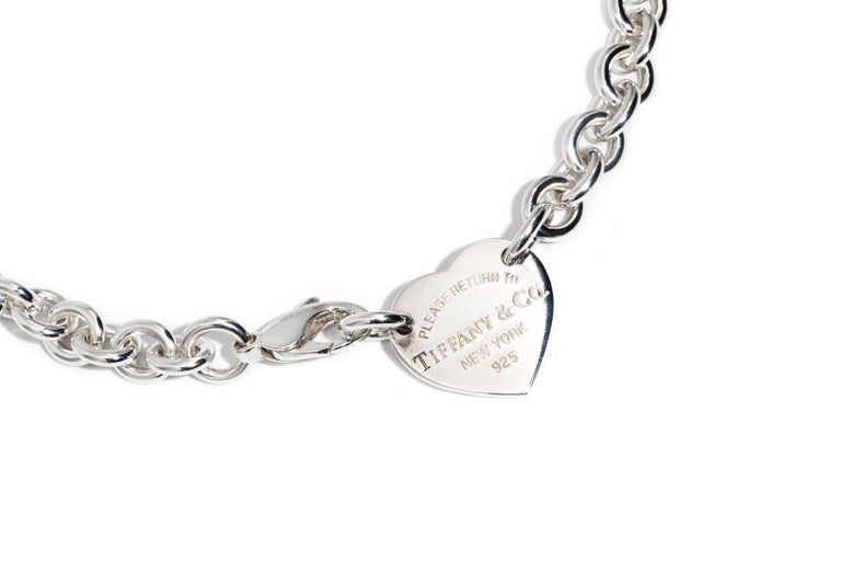 Tiffany and Co. Sterling Silver Chain Link Necklace and Hallmarked ...
