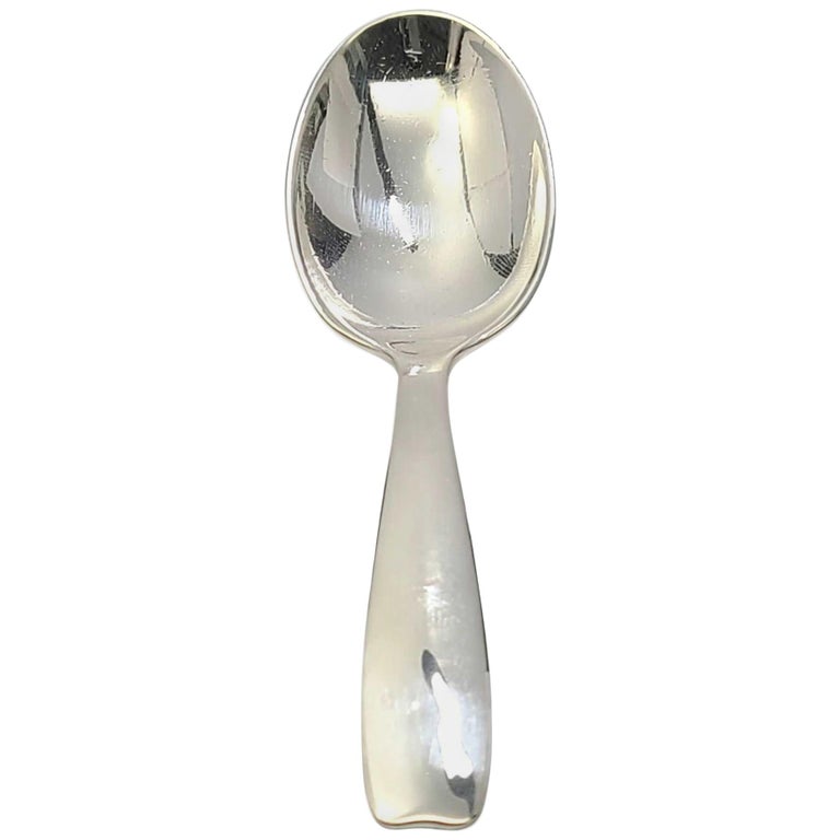 Tiffany and Co. Sterling Silver Cordis Baby Spoon at 1stDibs