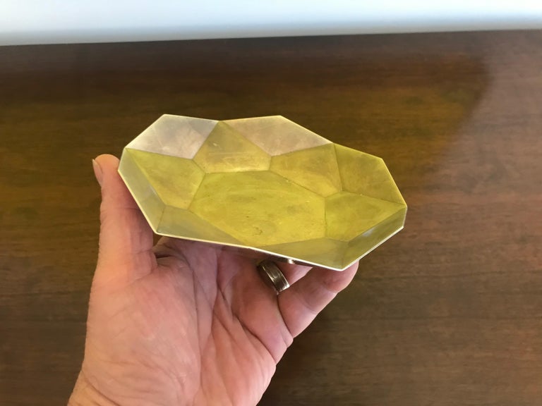 Tiffany and Co. Sterling Silver Decagonal Tray, 1970s For Sale at 1stDibs