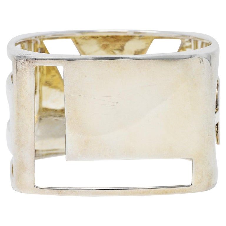 Tiffany and Co. Sterling Silver Donald Claflin Love Era Bangle Bracelet ...