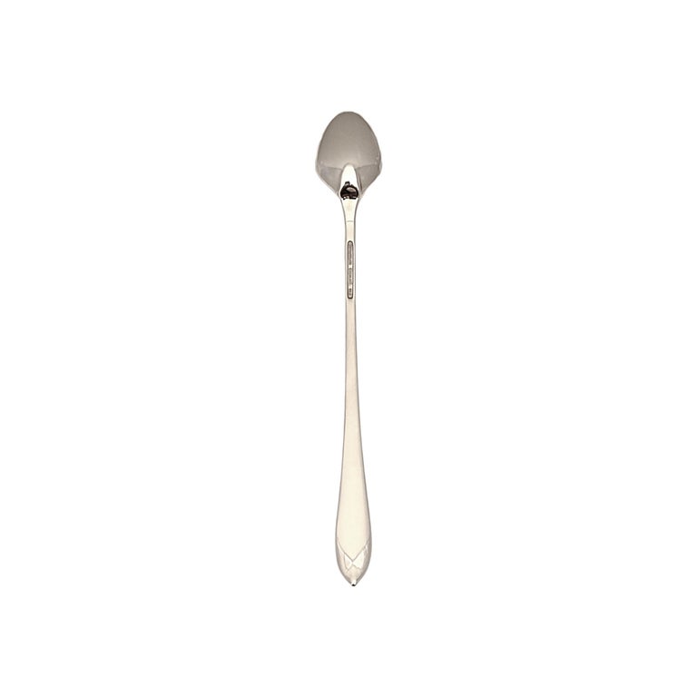 Tiffany and Co Sterling Silver Faneuil Baby Feeding Spoon with Pouch at ...