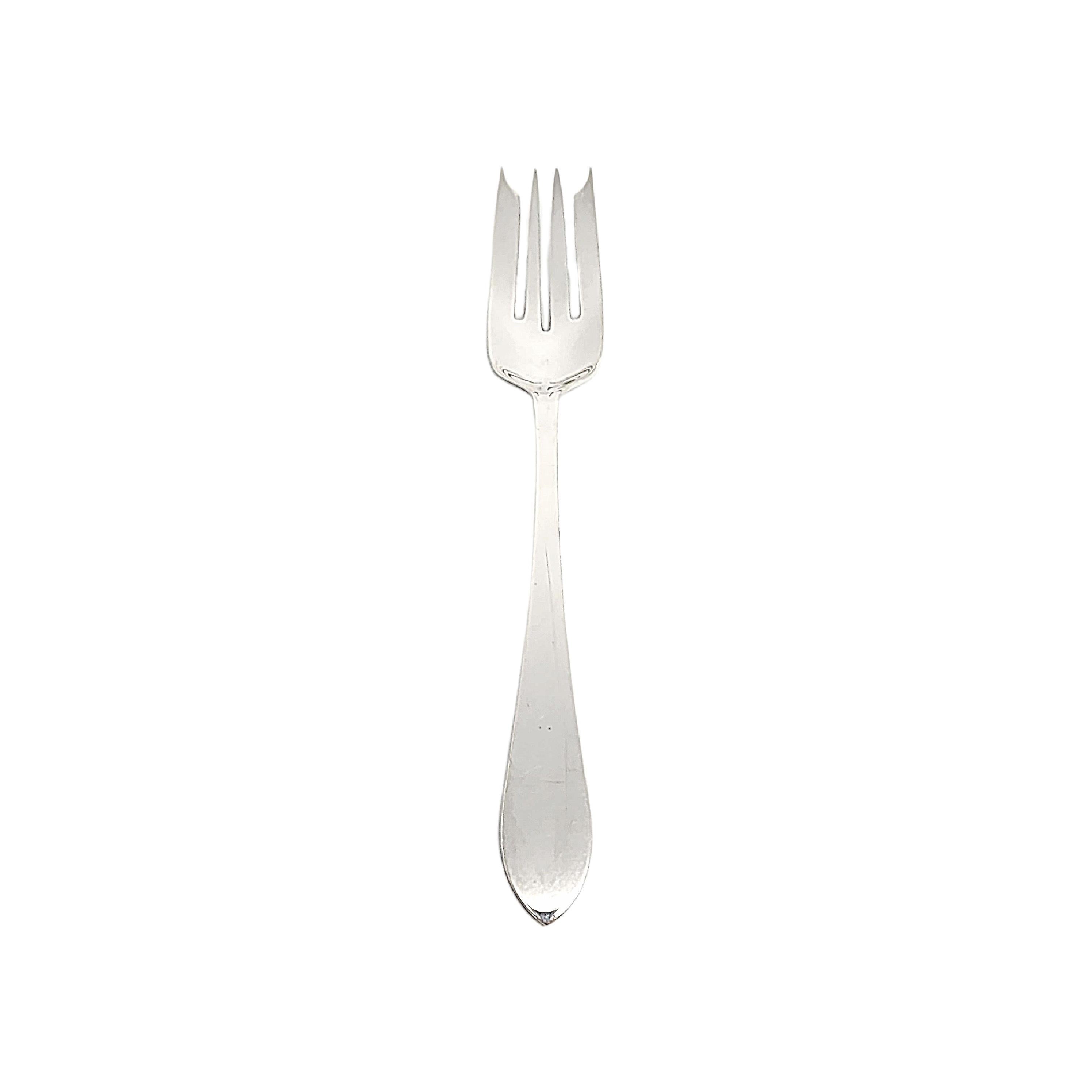 Tiffany and Co Sterling Silver Faneuil Salad Fork For Sale at 1stDibs