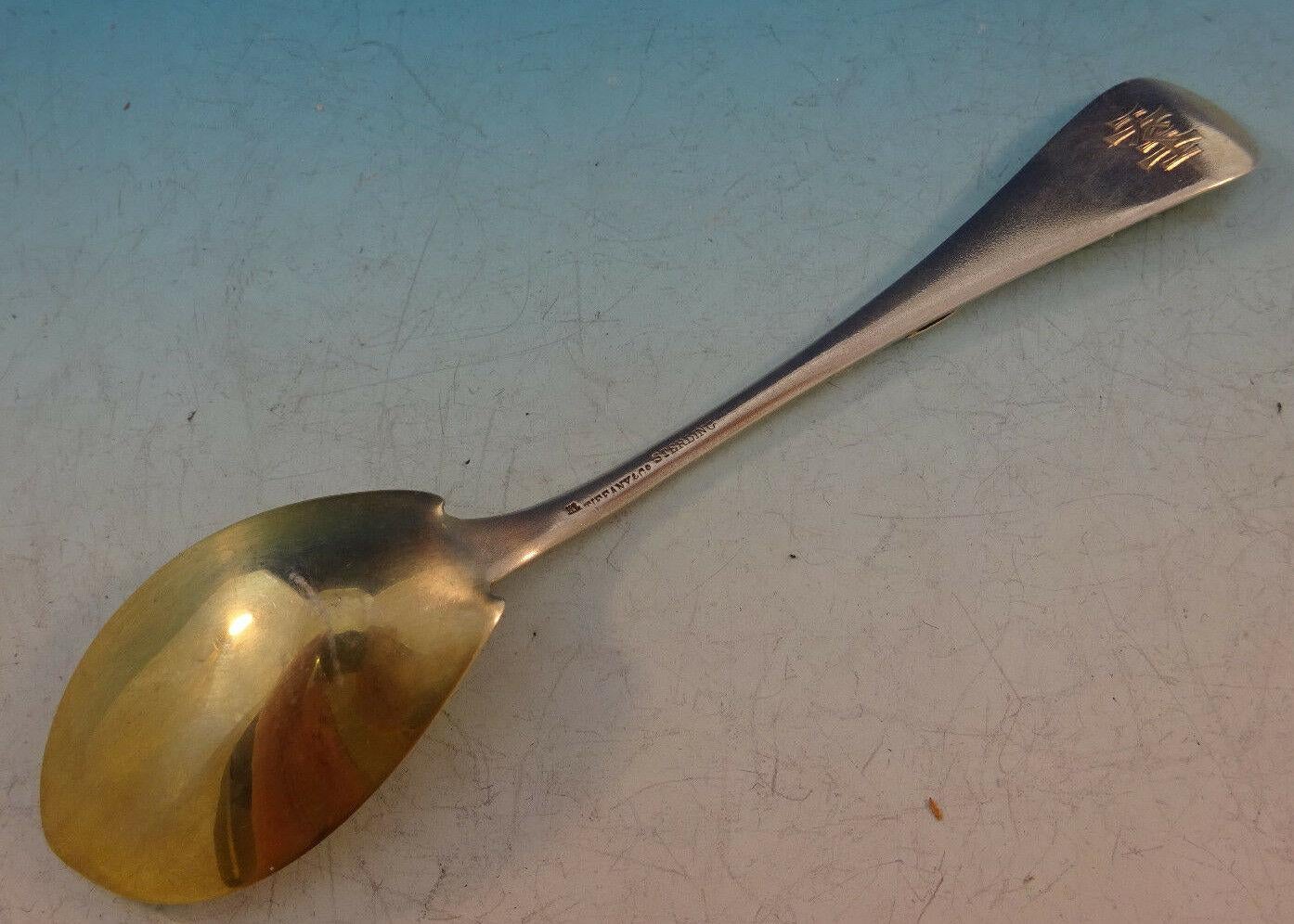 Tiffany and Co. Sterling Silver Ice Cream Spoon with Applied Flowers ...