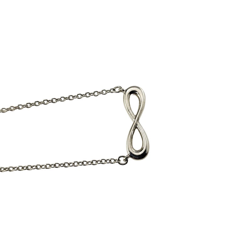 Tiffany and Co. Sterling Silver Infinity Necklace at 1stDibs
