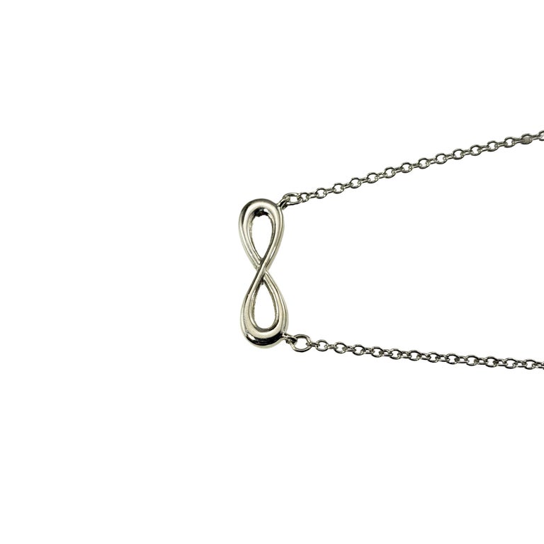 Tiffany and Co. Sterling Silver Infinity Necklace at 1stDibs